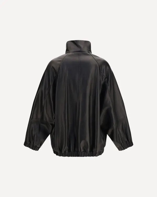 Brunello Cucinelli Leather Jacket - Black