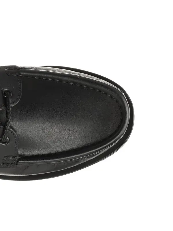 Paraboot Thiers Leather Lace-up Shoes - Black