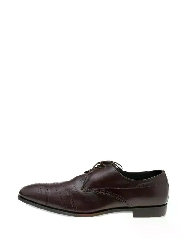 Prada Brogue Lace-up Loafers