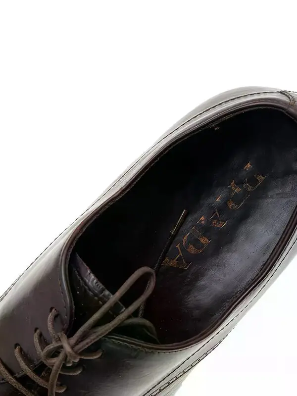 Prada Brogue Lace-up Loafers