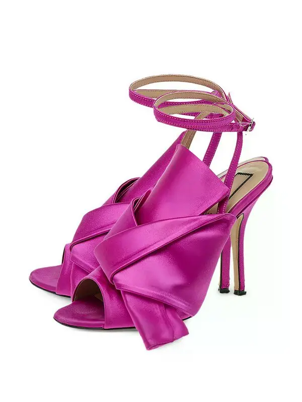 N°21 Raso Ankle-wrap Stiletto Sandals