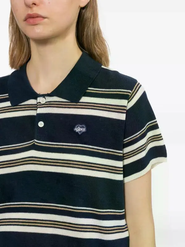 AAPE BY *A BATHING APE Apeetm A Bathing Ape® Striped Polo Shirt