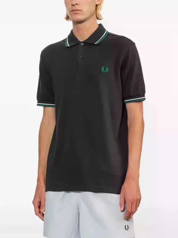 Fred Perry Twin Tipped Polo Shirt - Black