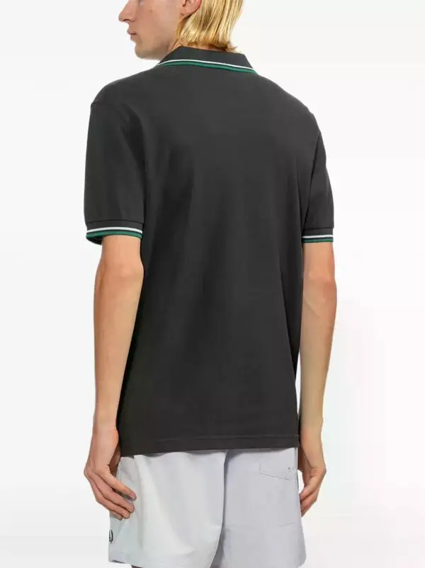 Fred Perry Twin Tipped Polo Shirt - Black