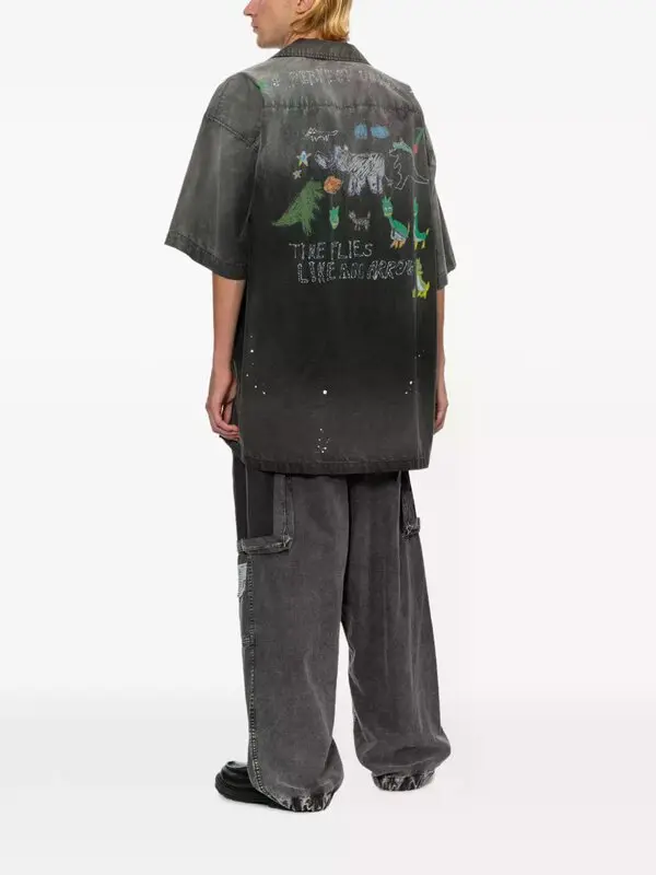Mihara Yasuhiro All-over Graphic Print Shirt