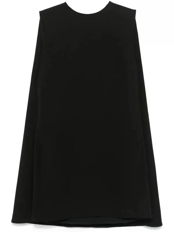 Gucci Wool Crepe Mini Dress
