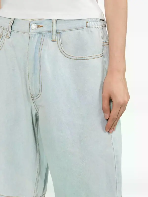 AAPE BY *A BATHING APE Apee™ A Bathing Ape® Logo-patch Denim Shorts