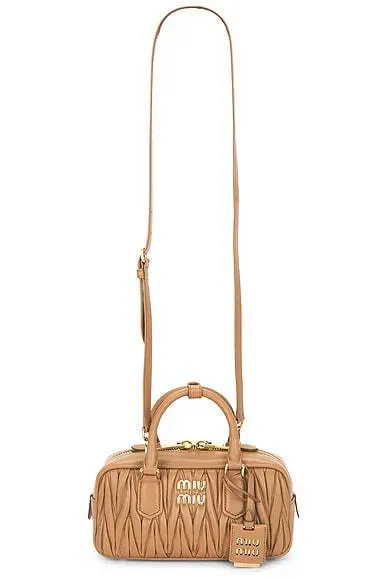 Miu Miu Arcadie Matelassé Leather Bag