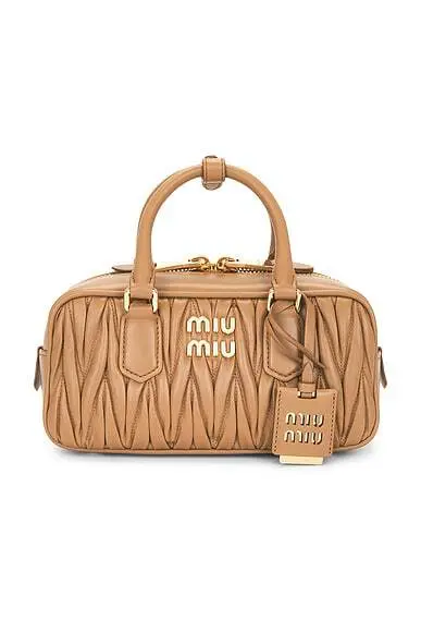 Miu Miu Arcadie Matelassé Leather Bag