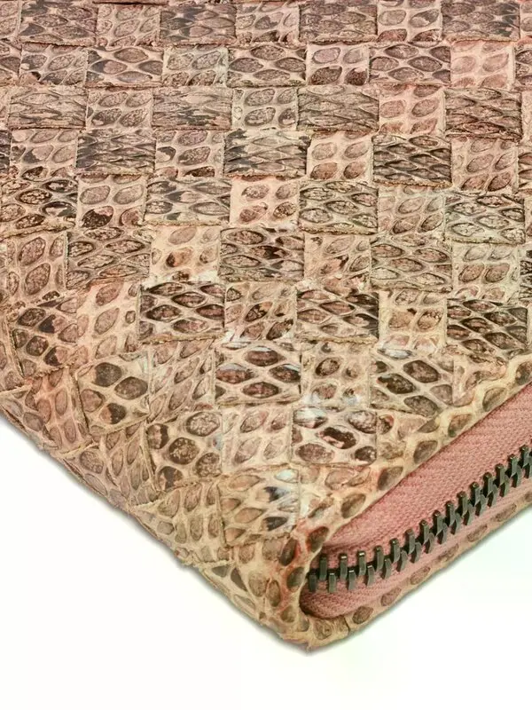 Bottega Veneta Intrecciato Karung Leather Wallet