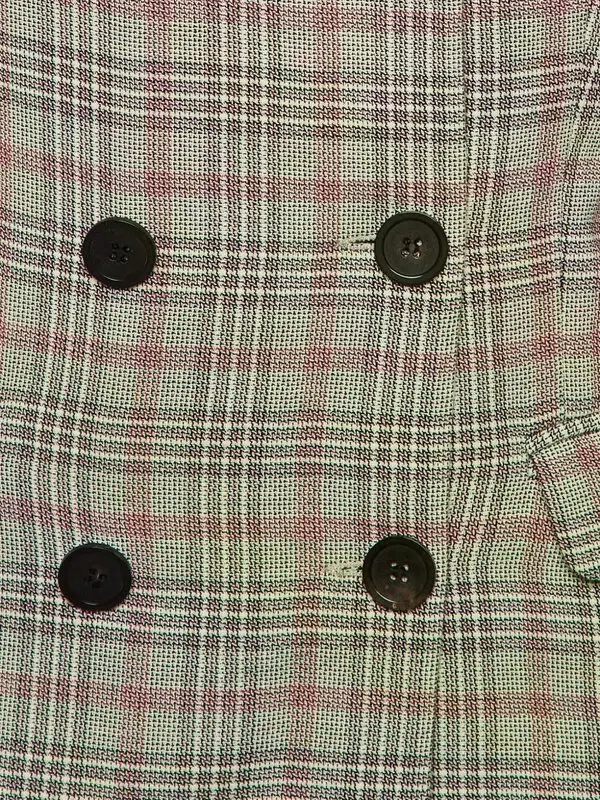 ISABEL MARANT VINTAGE Double-breasted Checked Blazer