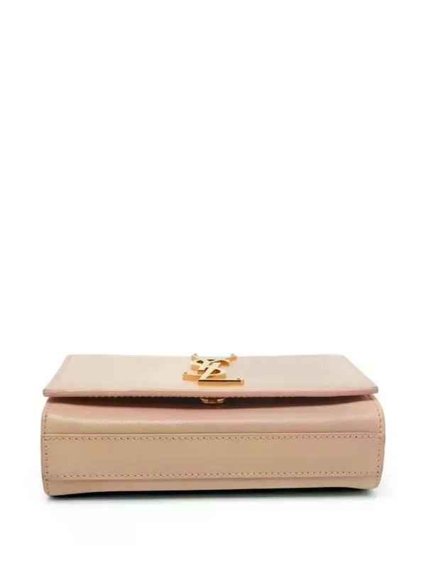 Saint Laurent Small Leather Shoulder Bag - Neutrals