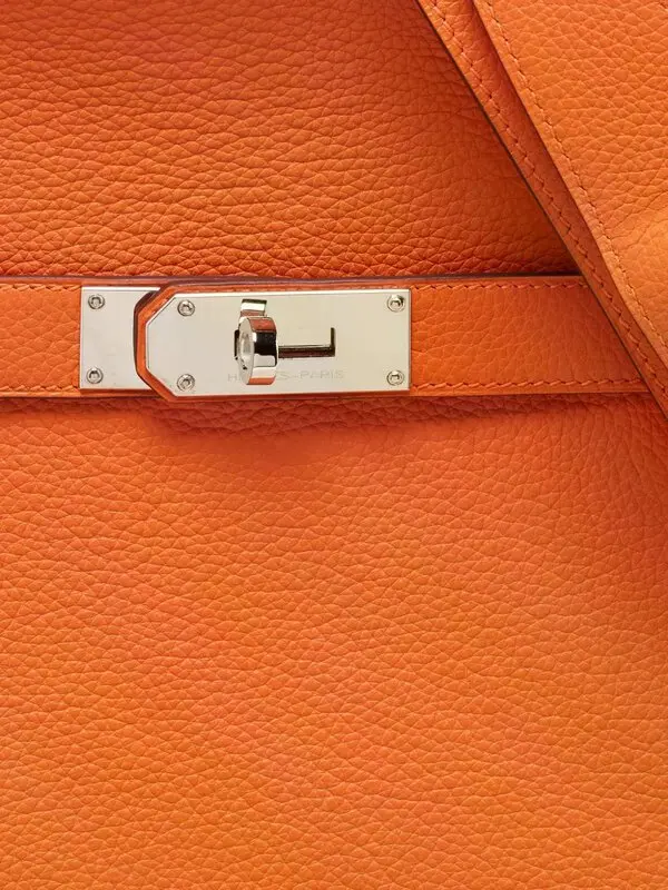 Hermès Jypsiere Leather Cross Body Bag - Orange