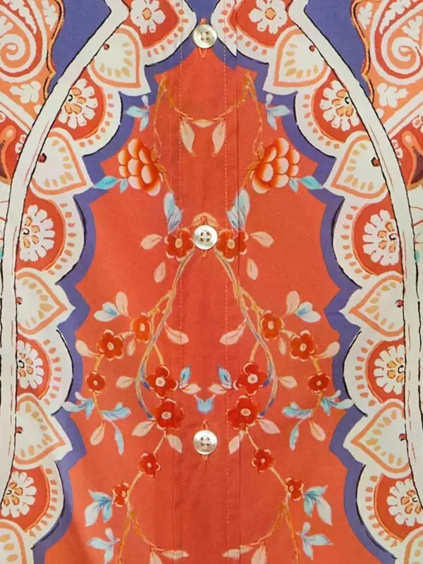 Etro Paisley Print Button-front Shirt