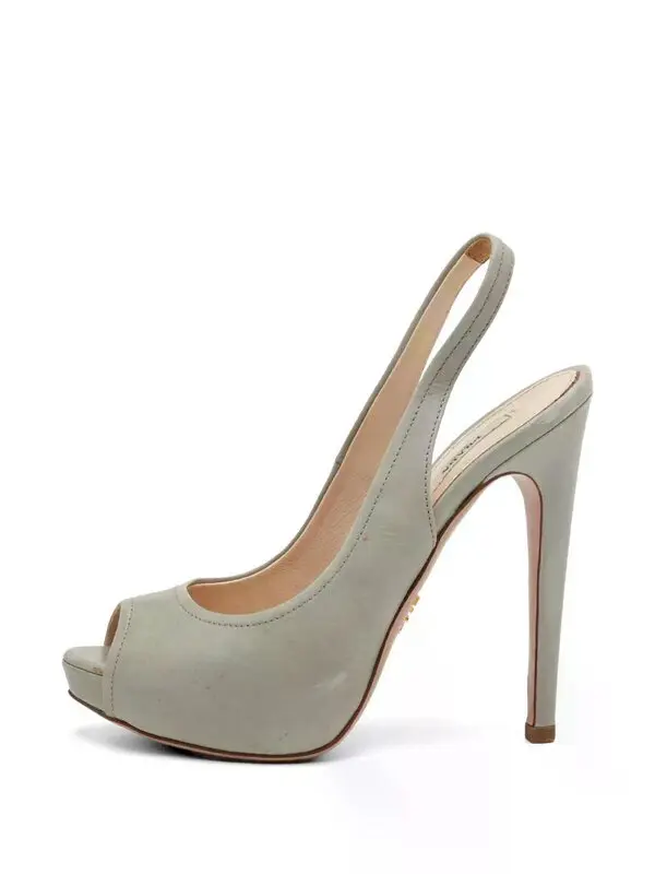 Prada Peep-toe Platform Pumps