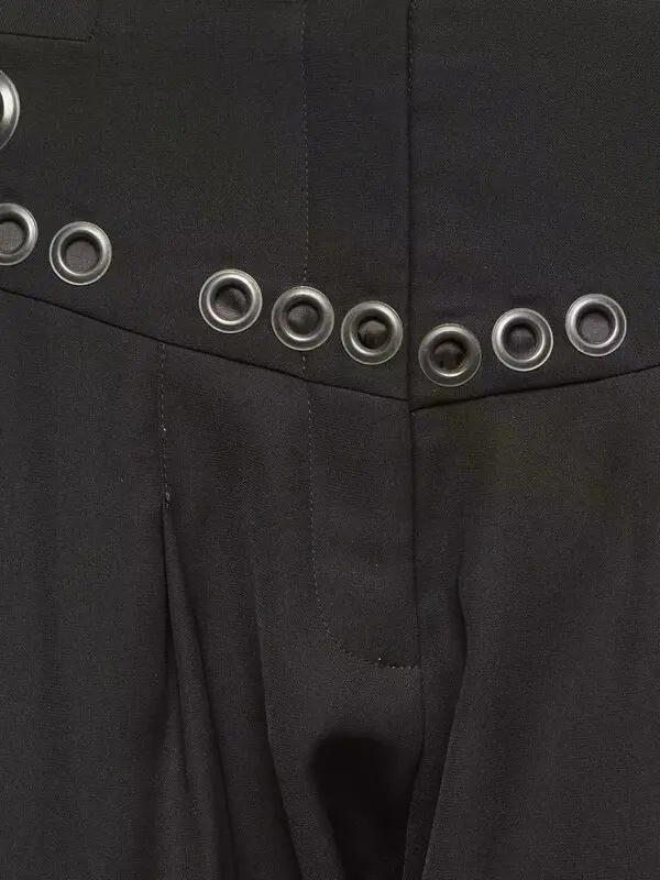 Givenchy Eyelet-embellished Crepe Trousers