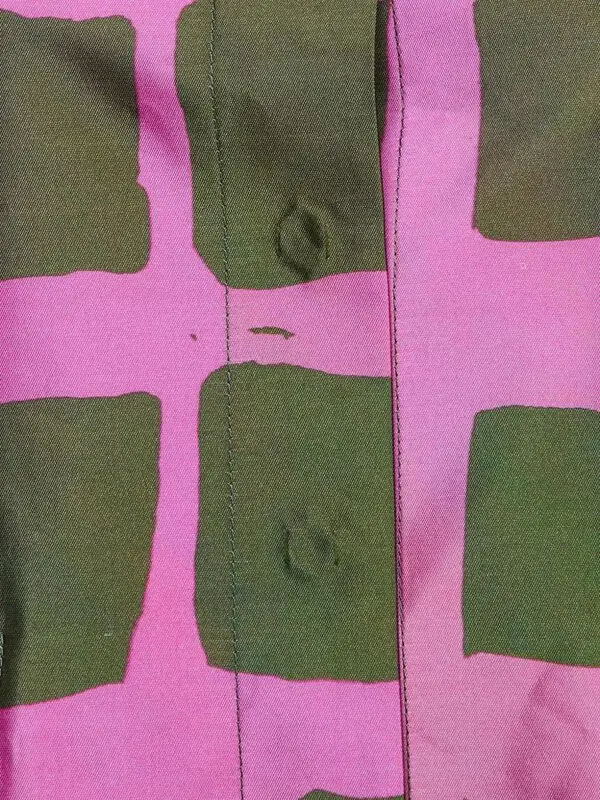 LOUIS VUITTON Printed Silk Coat
