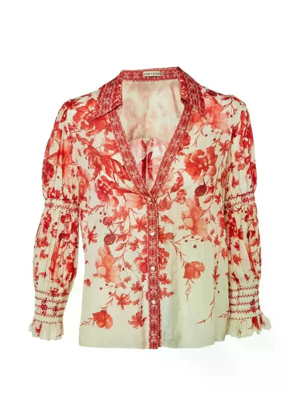 Alice + Olivia Printed Shirt