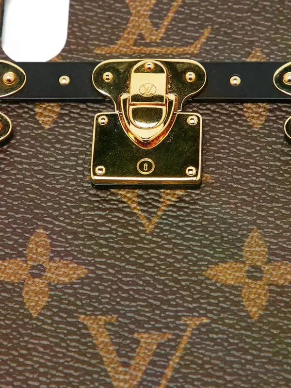 LOUIS VUITTON Monogram Canvas Eye Trunk Iphone X Case