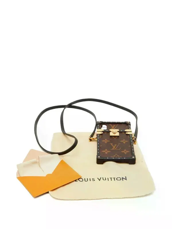 LOUIS VUITTON Monogram Canvas Eye Trunk Iphone X Case