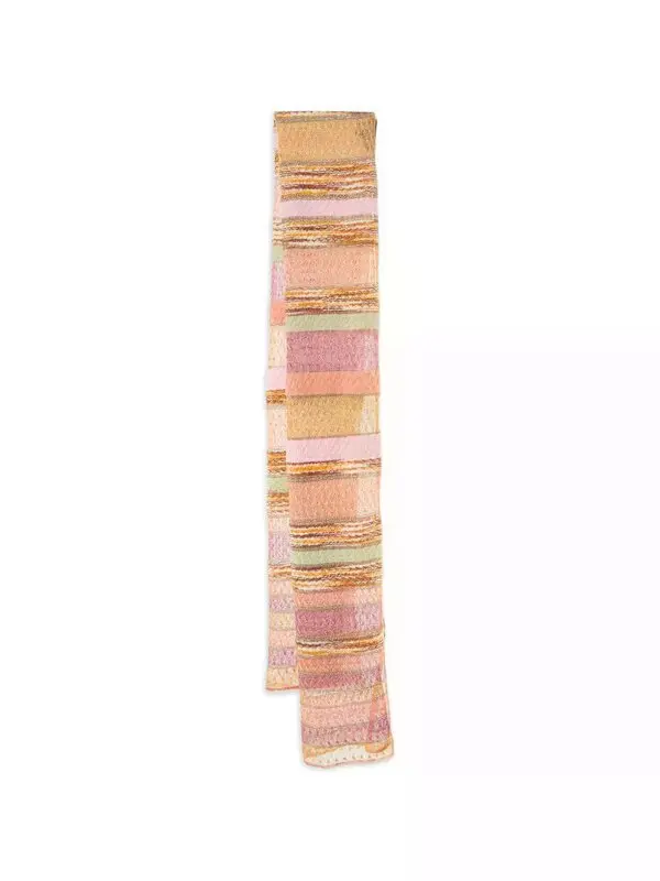Missoni Striped Scarf - Orange