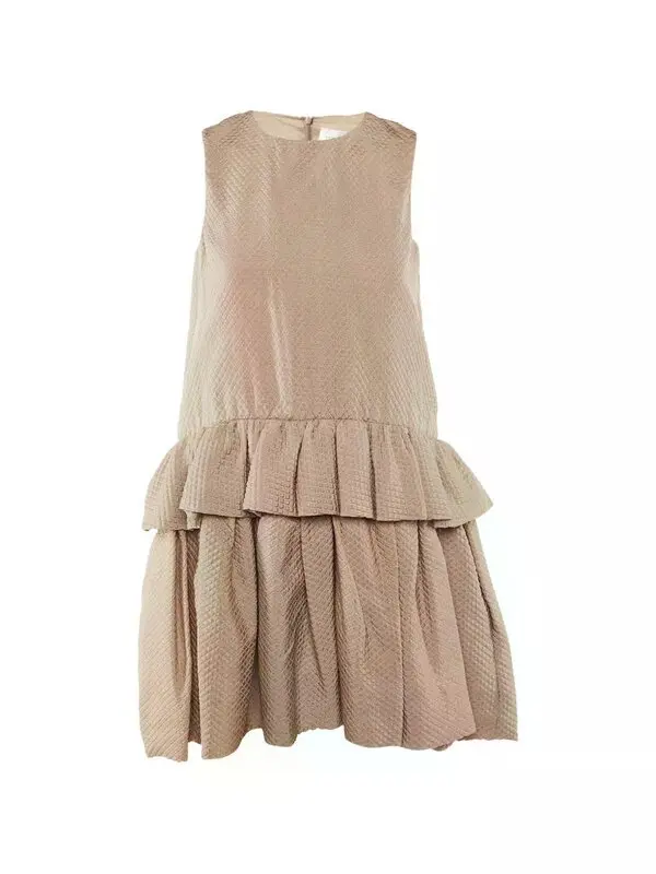 Victoria Beckham Tiered Frill Mini Dress