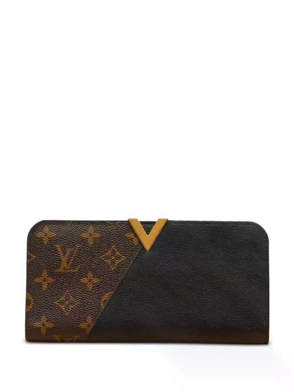 LOUIS VUITTON 2016 Kimono Monogram Wallet - Black