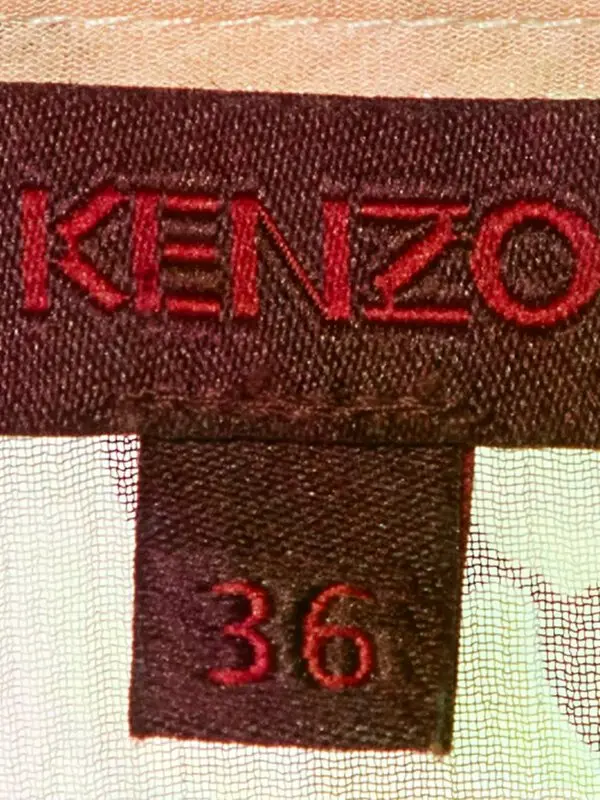 Kenzo Floral Silk Blouse