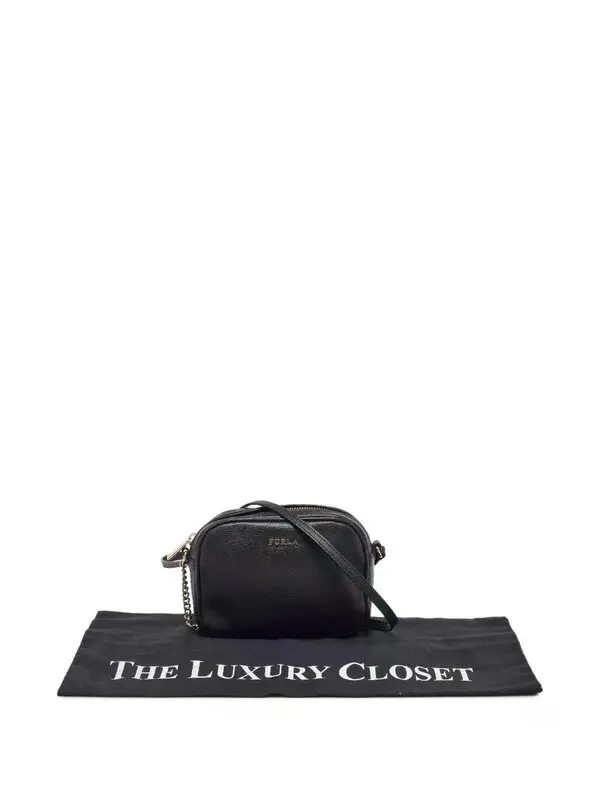 Furla Leather Crossbody Bag - Black