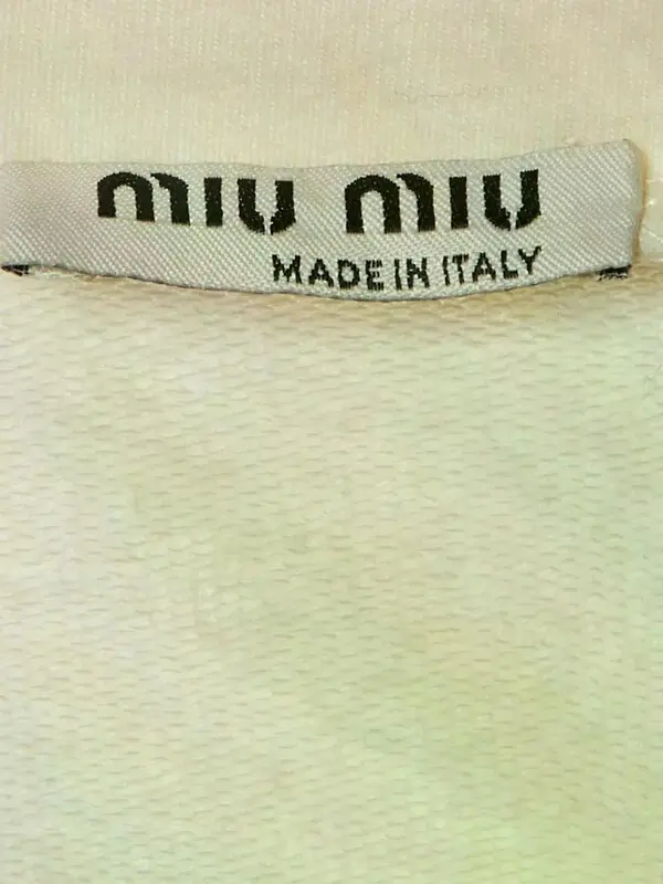 Miu Miu Pleated T-shirt Dress