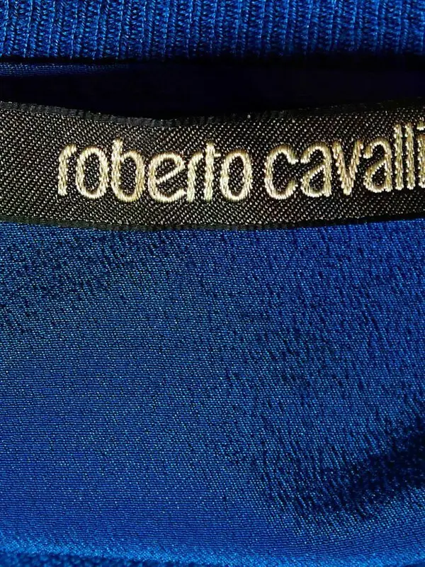 Roberto Cavalli Fine-knit T-shirt - Blue