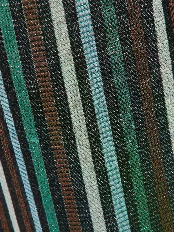 Stella McCartney Vertical Stripe Belted Trousers