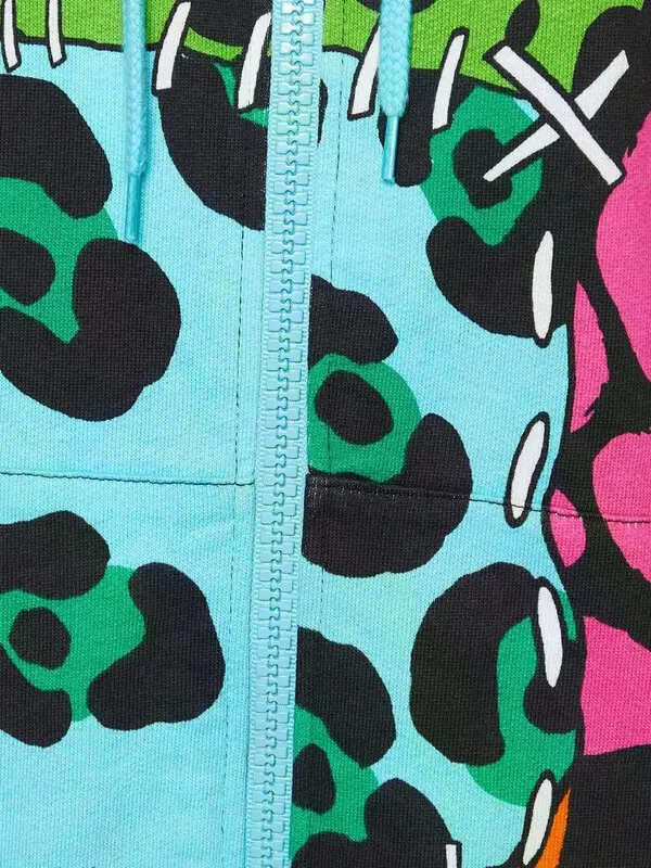 Moschino Printed Sleeveless Hoodie