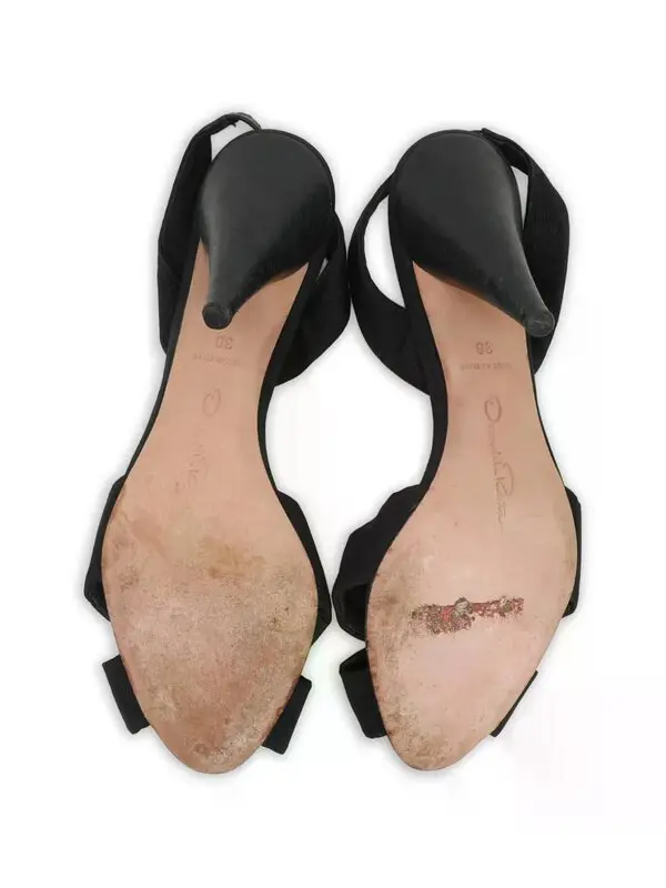 Oscar De La Renta Bow Slingback Sandals