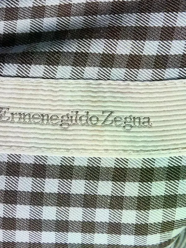 Ermenegildo Zegna Micro-checked Button-down Shirt