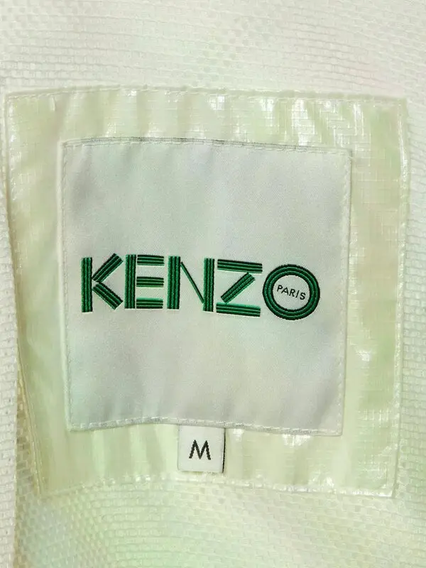 Kenzo Logo Detail Iridescent Finish Jacket