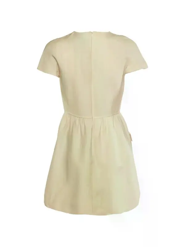 Valentino Garavani Cream White Pocket Mini Dress