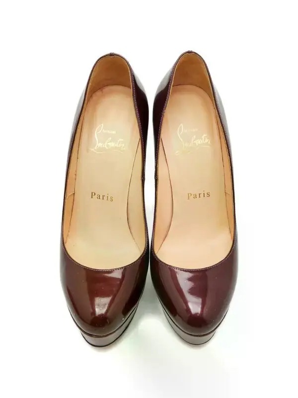 CHRISTIAN LOUBOUTIN Bianca Leather Heeled Pumps - Red