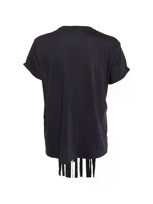 Stella McCartney Star Motif Fringed T-shirt