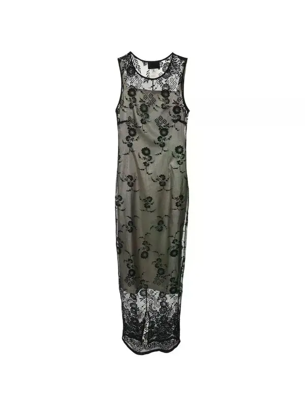 Dolce & Gabbana Floral Tulle Maxi Dress