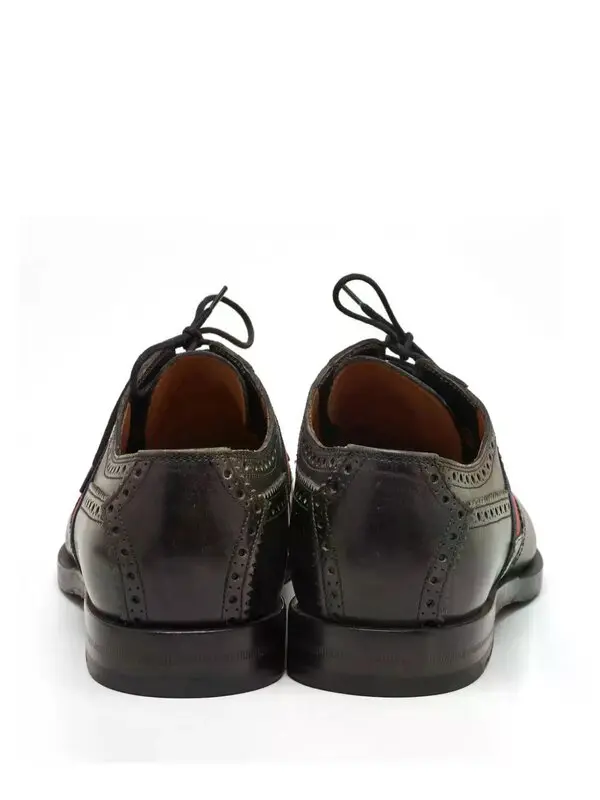 Gucci Web Bee Brogue Shoes