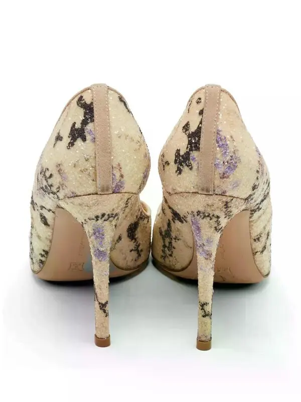 GIANVITO ROSSI Sequin Embellished Pointed-toe Pumps