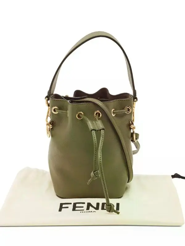 Fendi Mini Mon Tresor Bucket Bag - Green