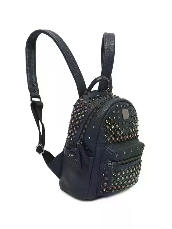 Mcm Stark Studded Leather Backpack