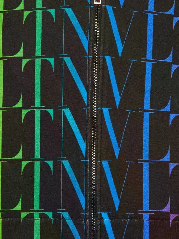 Valentino Garavani Vltn Print Reversible Hoodie Jacket