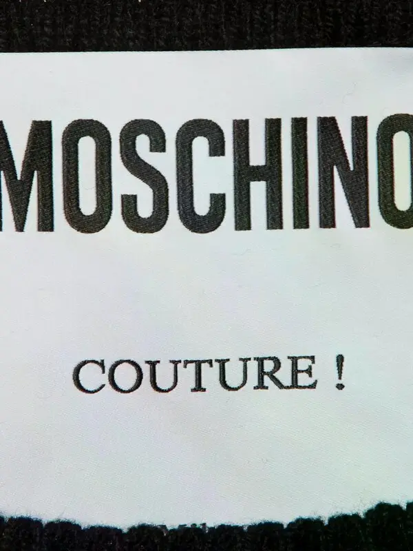 Moschino Cashmere Sweater With Belted Cuffs