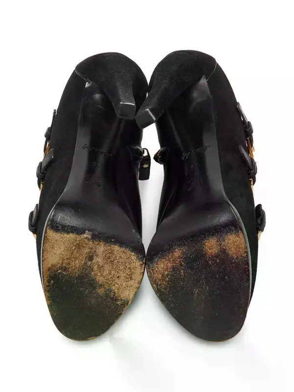 LOUIS VUITTON Peep-toe Platform Sandals