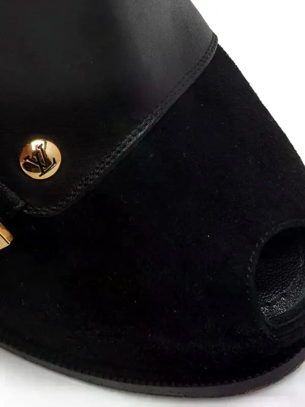 LOUIS VUITTON Peep-toe Platform Sandals