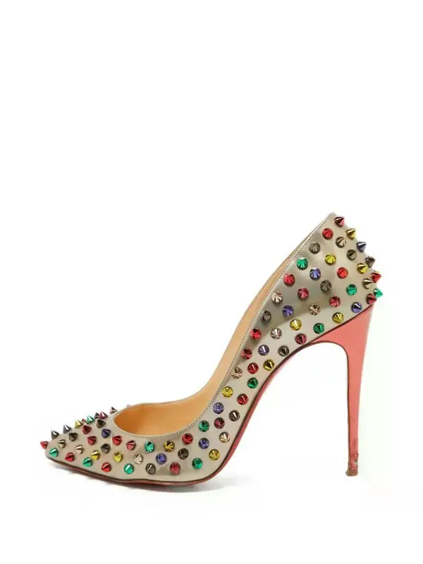 CHRISTIAN LOUBOUTIN Pigalle Spikes Pointed-toe Pumps