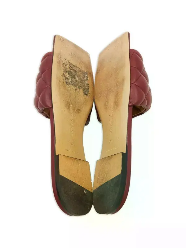 Bottega Veneta Lido Quilted Leather Sandals
